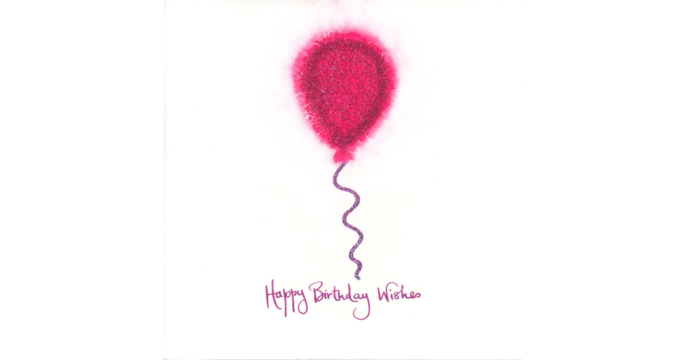 Fluffy Fuchsia Balloon
